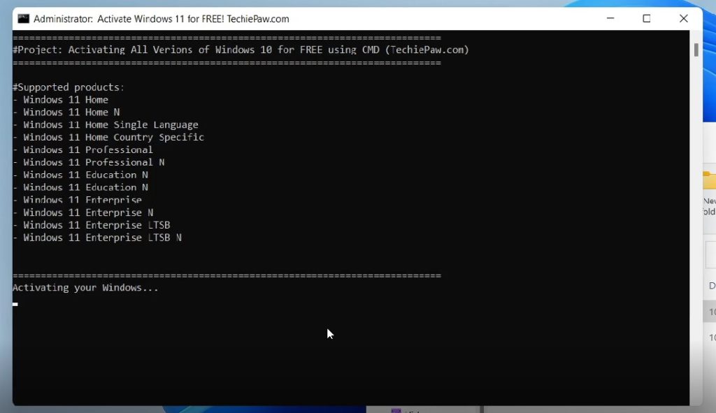 Cómo Activar Windows 11 por CMD sin Programas Gratis